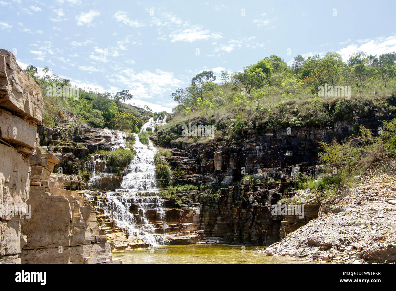 Capitolio Minas Gerais - Blue Lagoon Waterfall - Cachoeira Lagoa Azul ...