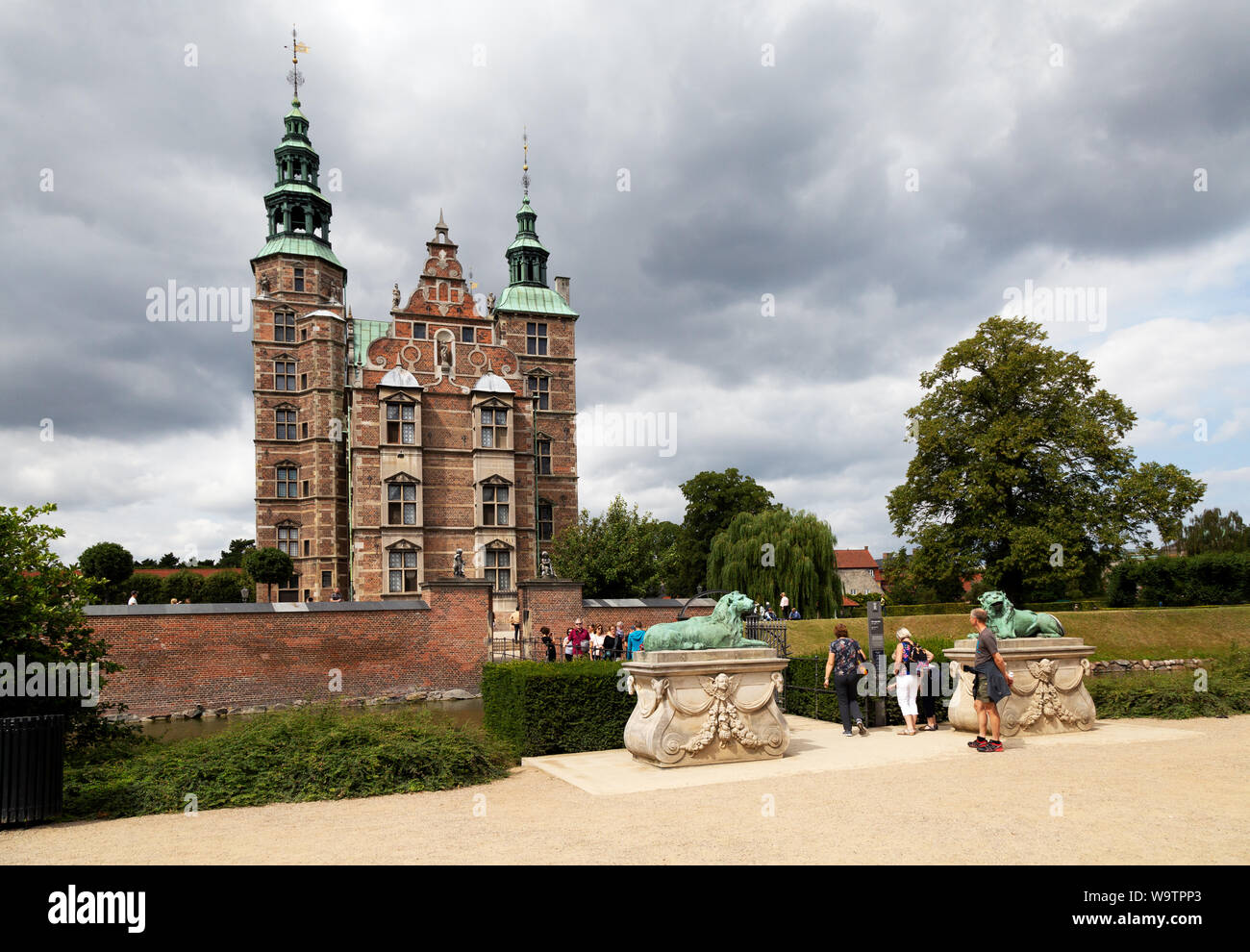 Rosenborg Castle Copenhagen, a 17th century palace in Copenhagen city ...