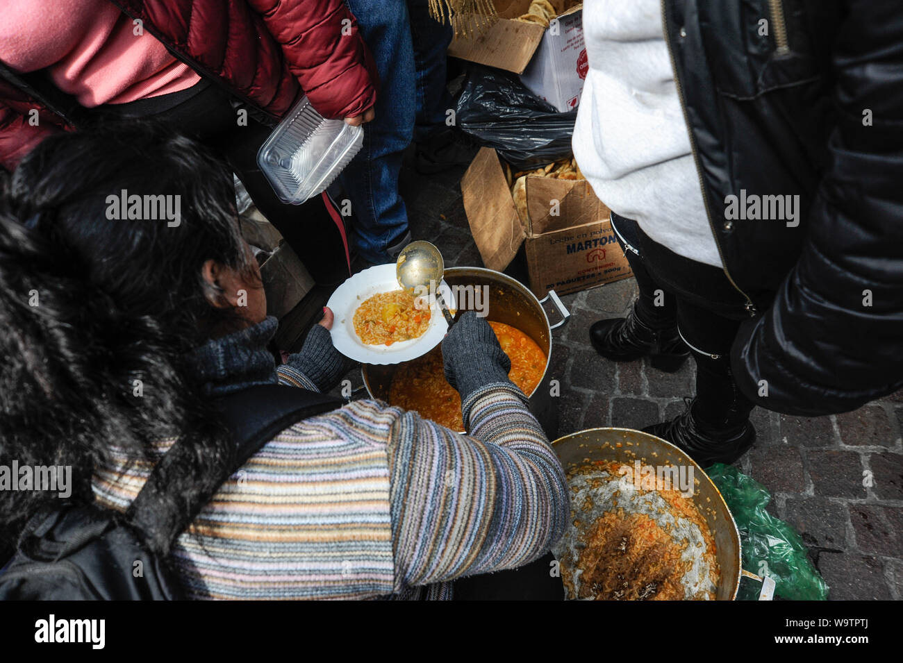 Buenos Aires, Argentina. 15th Aug, 2019. Social organizations make ...
