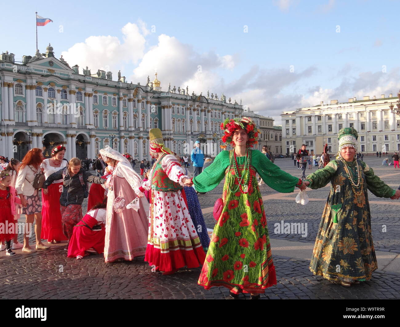Thousands joined the annual World circle dance of friendship and peace ...