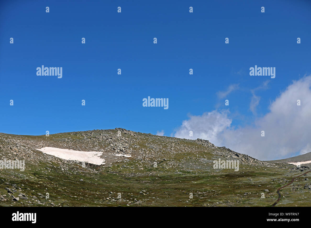 Mountain Mount Kosciuszko Australia Snowy Mountains Stock Photo - Alamy