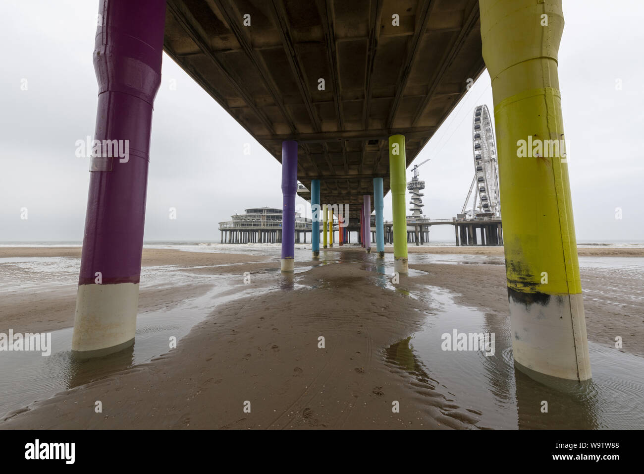 Scheveningen, The Hague, Netherlands, APRIL 04 2018 - Winter ...