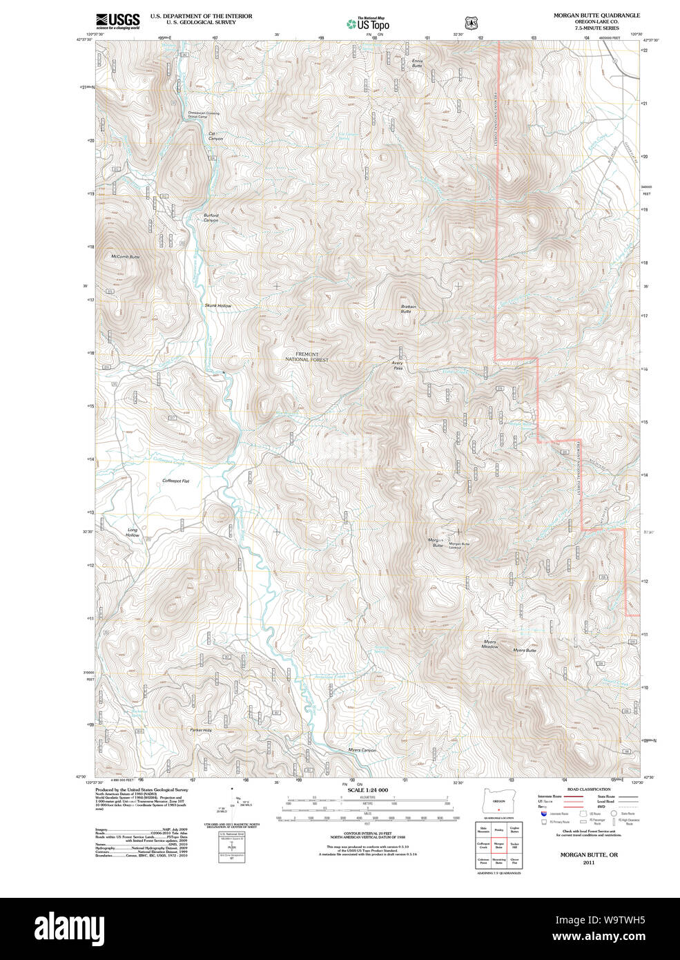 Map of morgan hi-res stock photography and images - Alamy