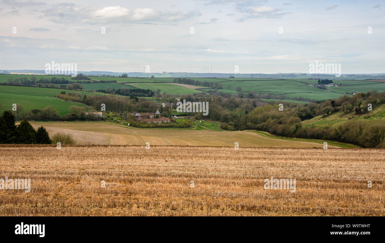 English rural landscape manor farm hi-res stock photography and images ...