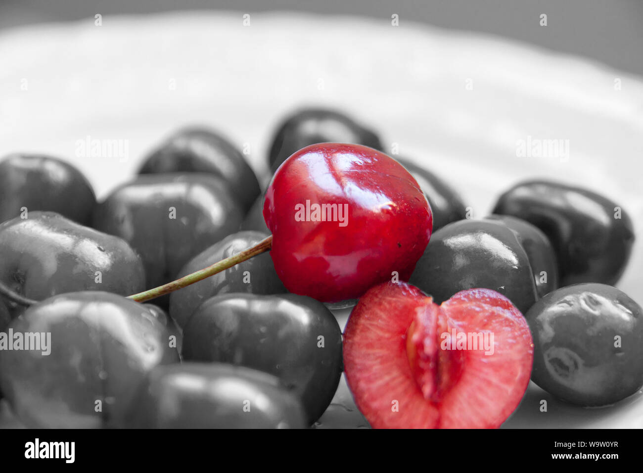 Red color fruit hi-res stock photography and images - Alamy
