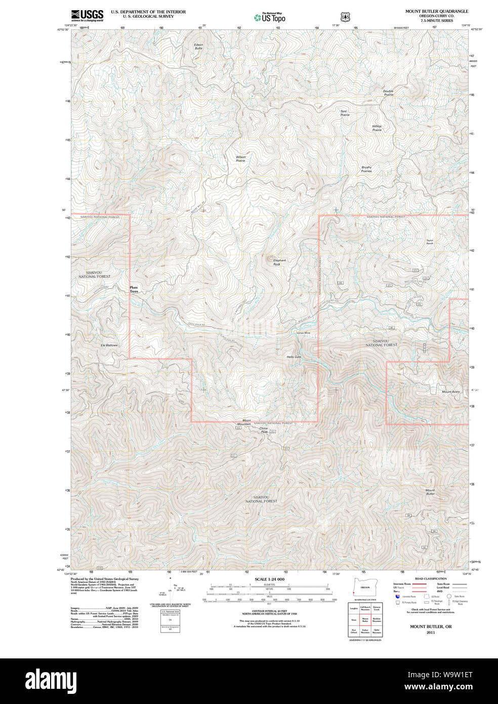 Map of butler Cut Out Stock Images & Pictures - Alamy
