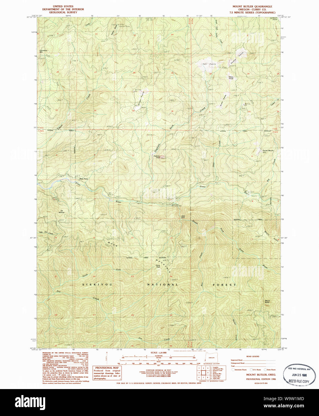 Map of butler Cut Out Stock Images & Pictures - Alamy