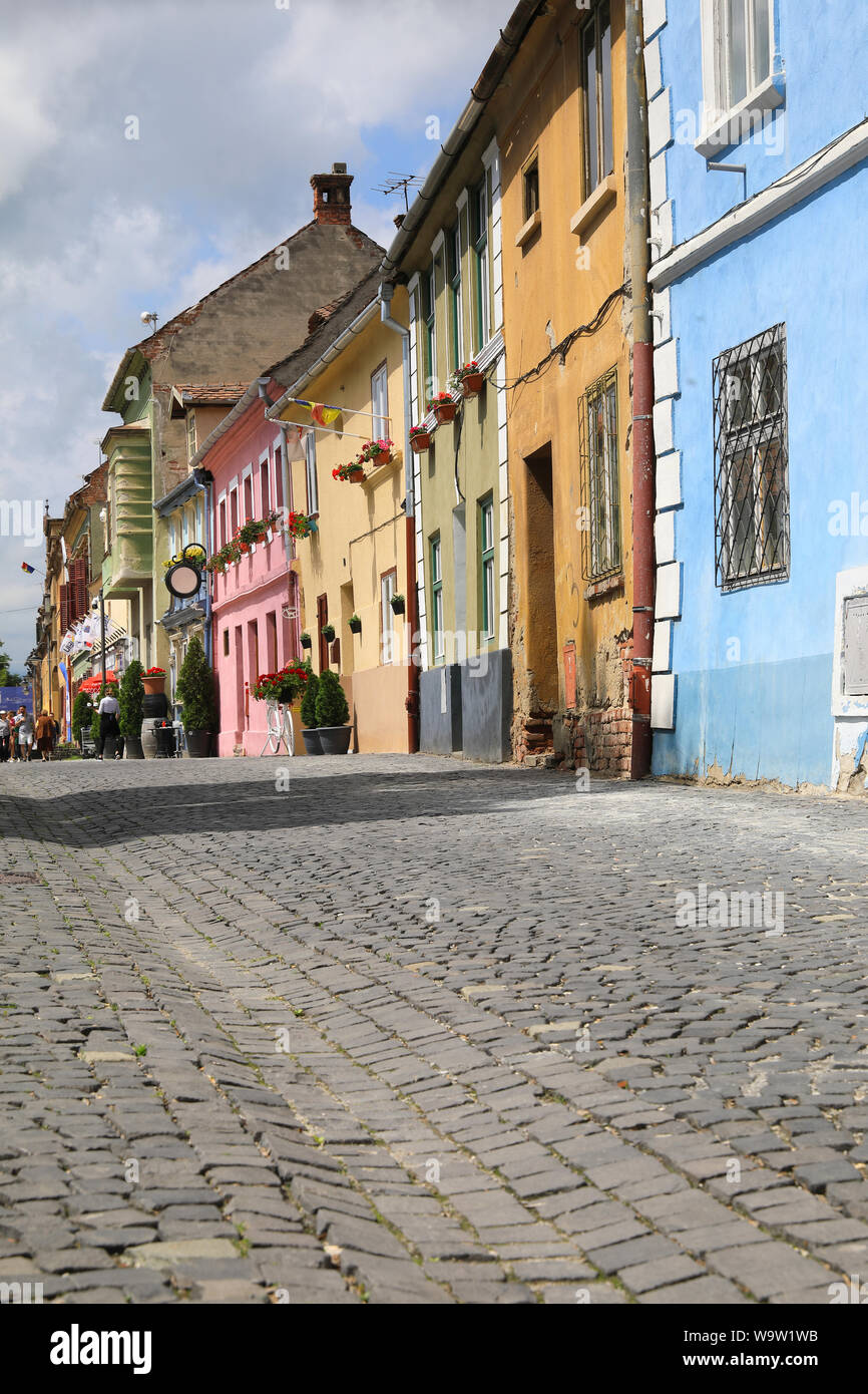 Pretty coloured house hi-res stock photography and images - Alamy