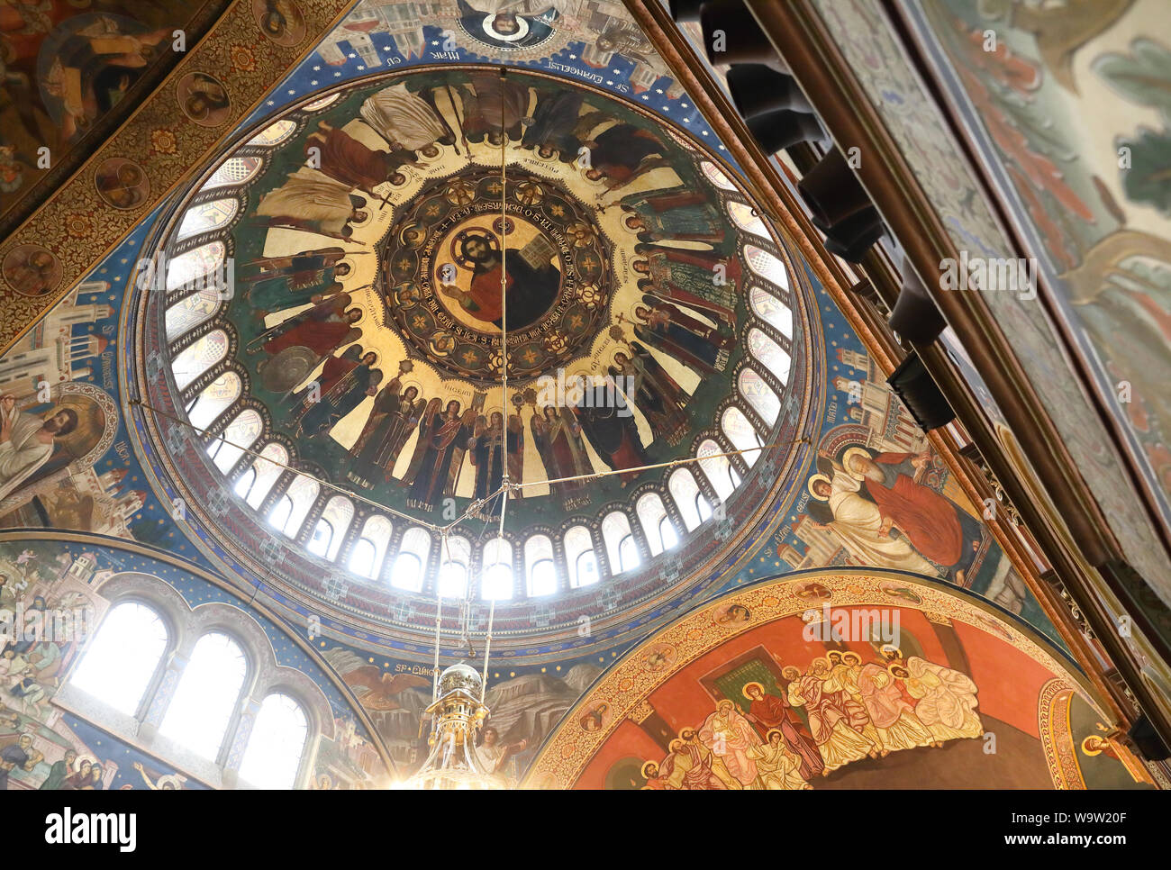 Interior of the Holy Trinity Cathedral, seat of the Romanian Orthodox ...