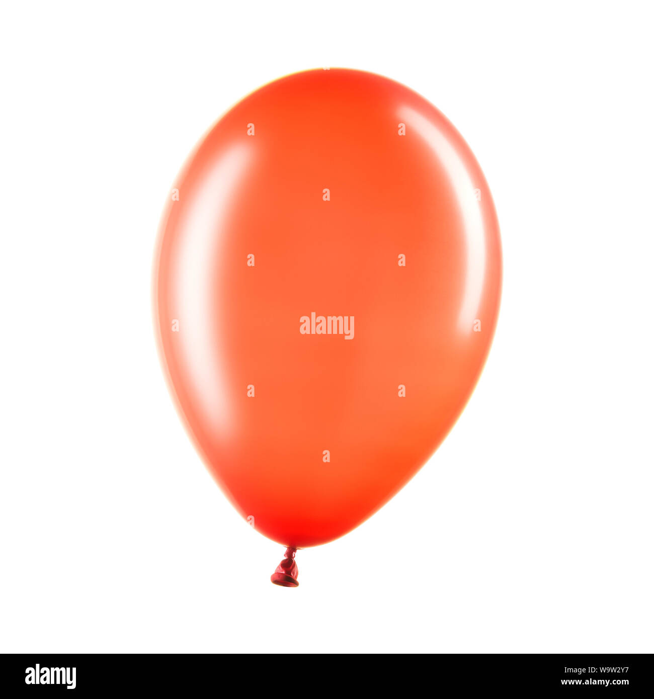 Single red helium balloon, element of decorations Stock Photo - Alamy