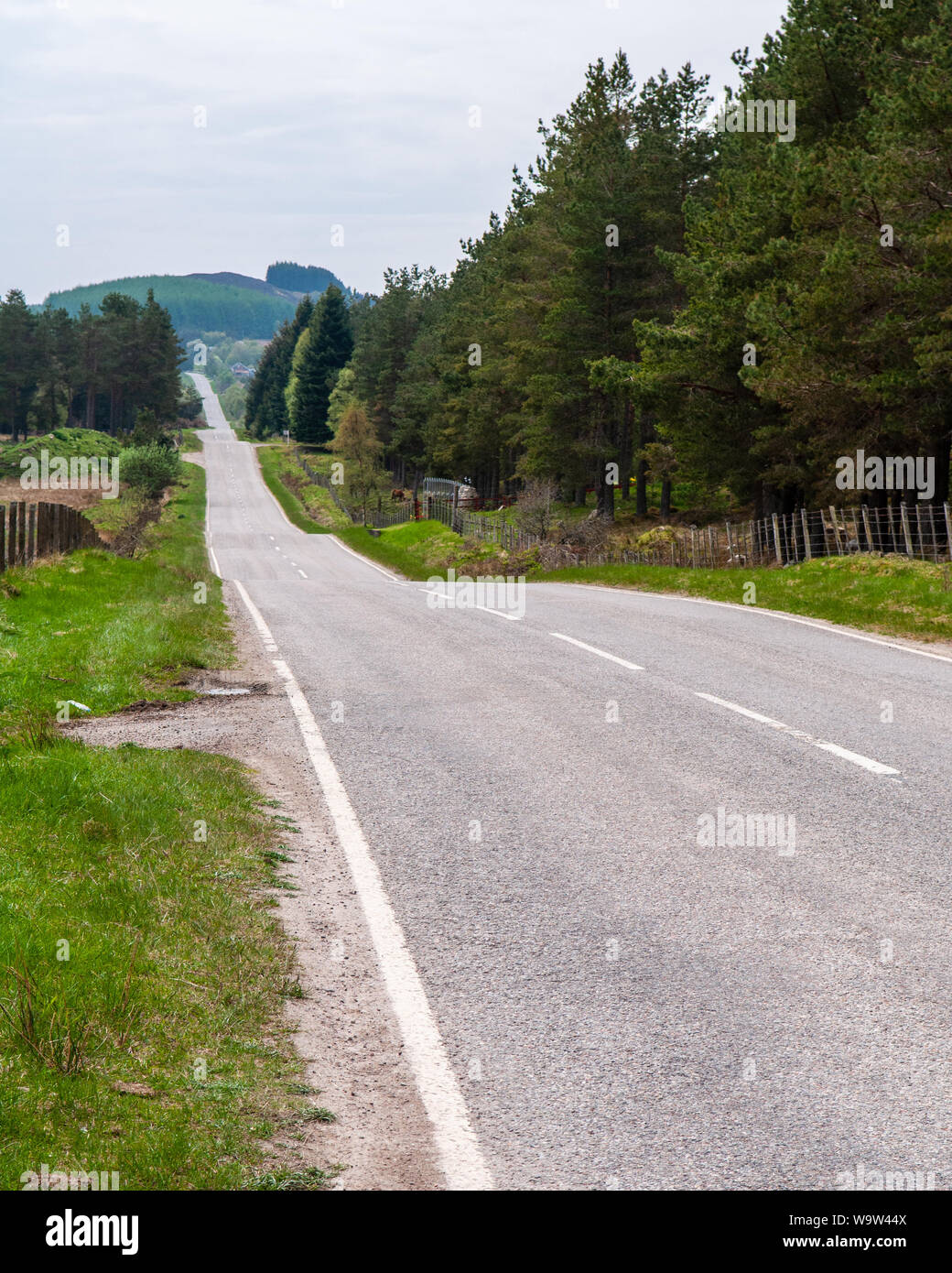 The long straight 18th century military road of General George Wade ...