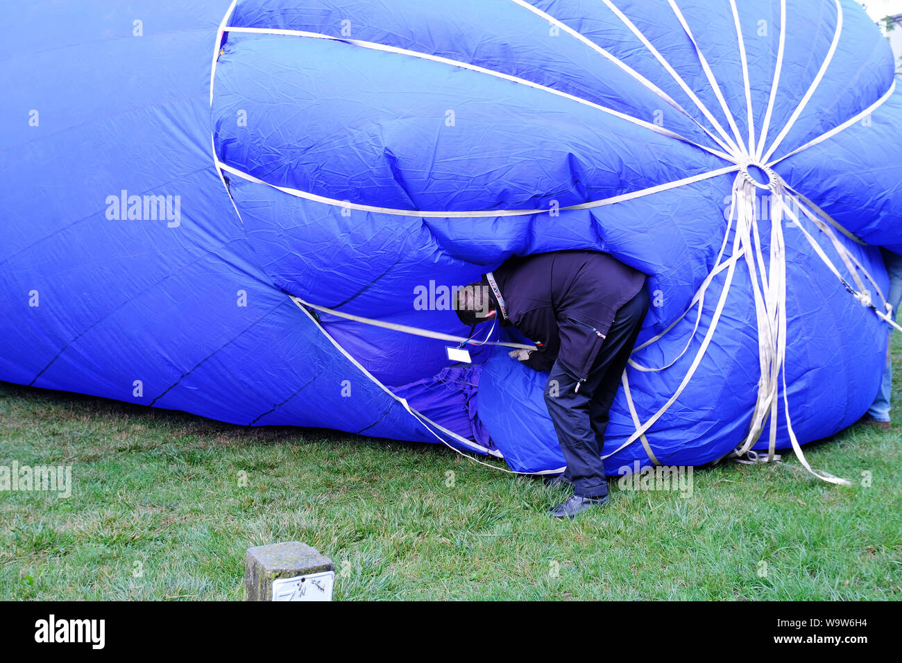 Nałęczów, Lublin, Poland 08/15/2018 hot air ballon competition ...