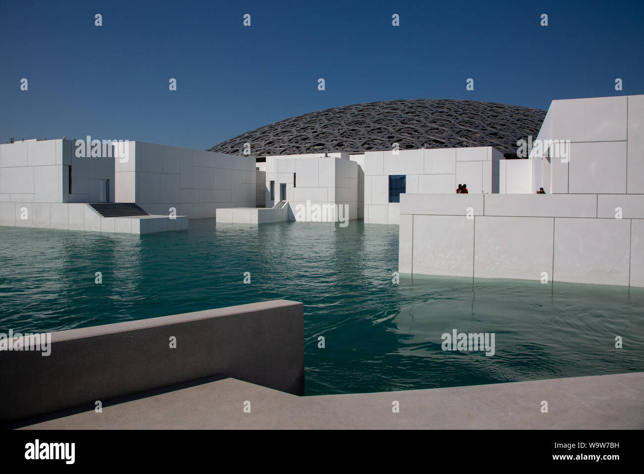 Exterior view of the Louvre Abu Dhabi. Architect: Jean Nouvel --- The ...
