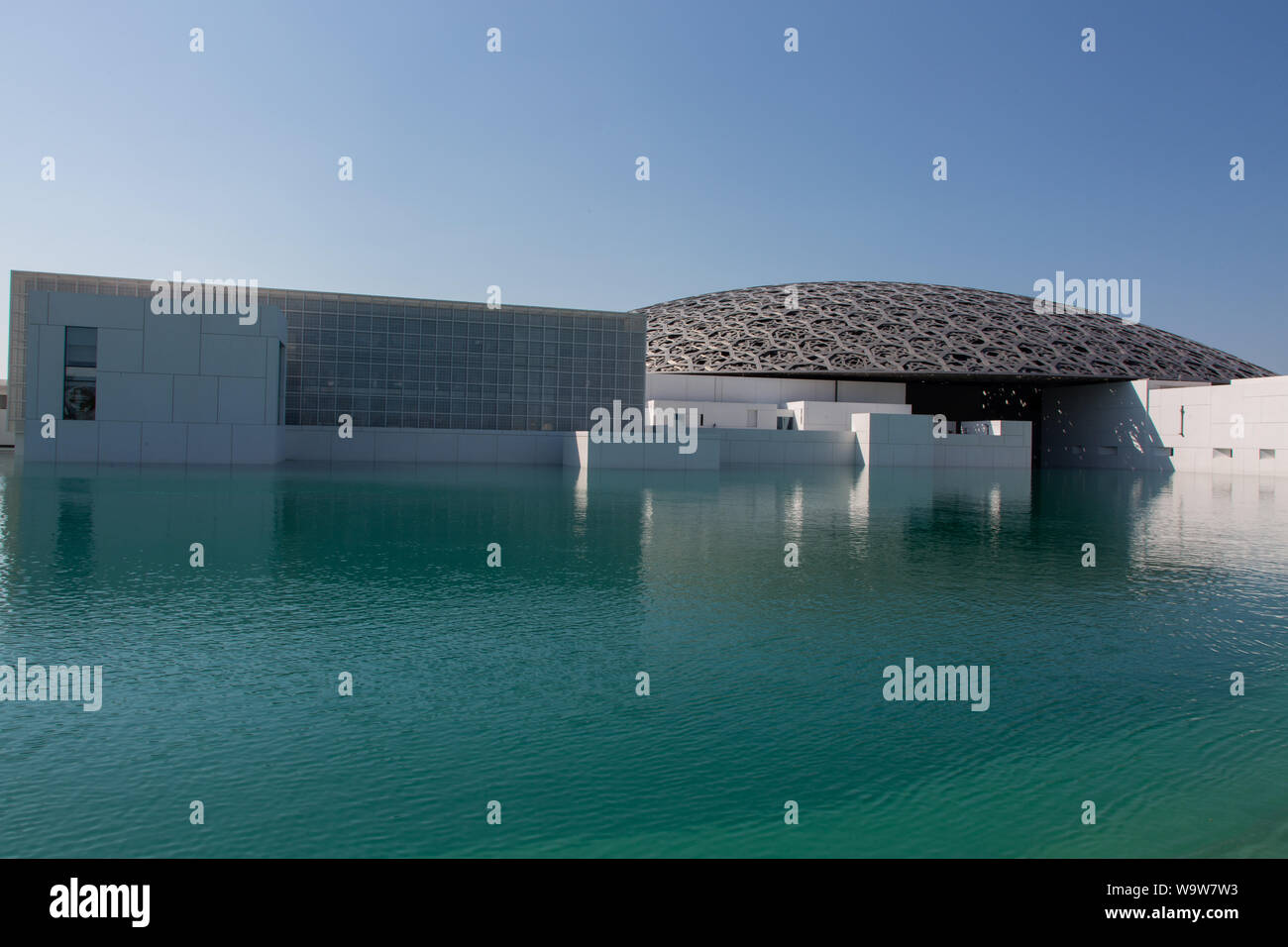 Exterior view of the Louvre Abu Dhabi. Architect: Jean Nouvel --- The ...