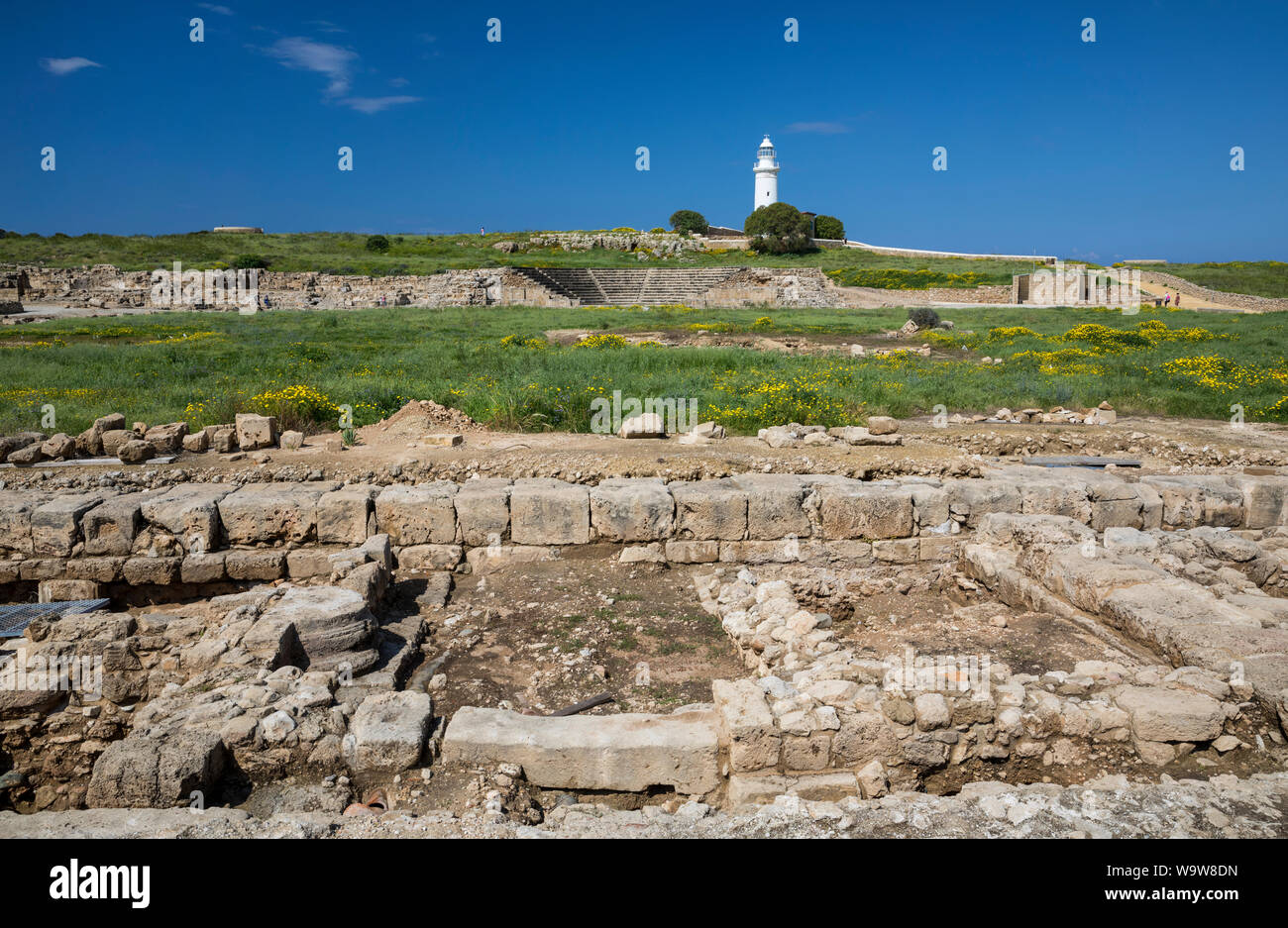 Paphos archaeological park ruins hi-res stock photography and images ...