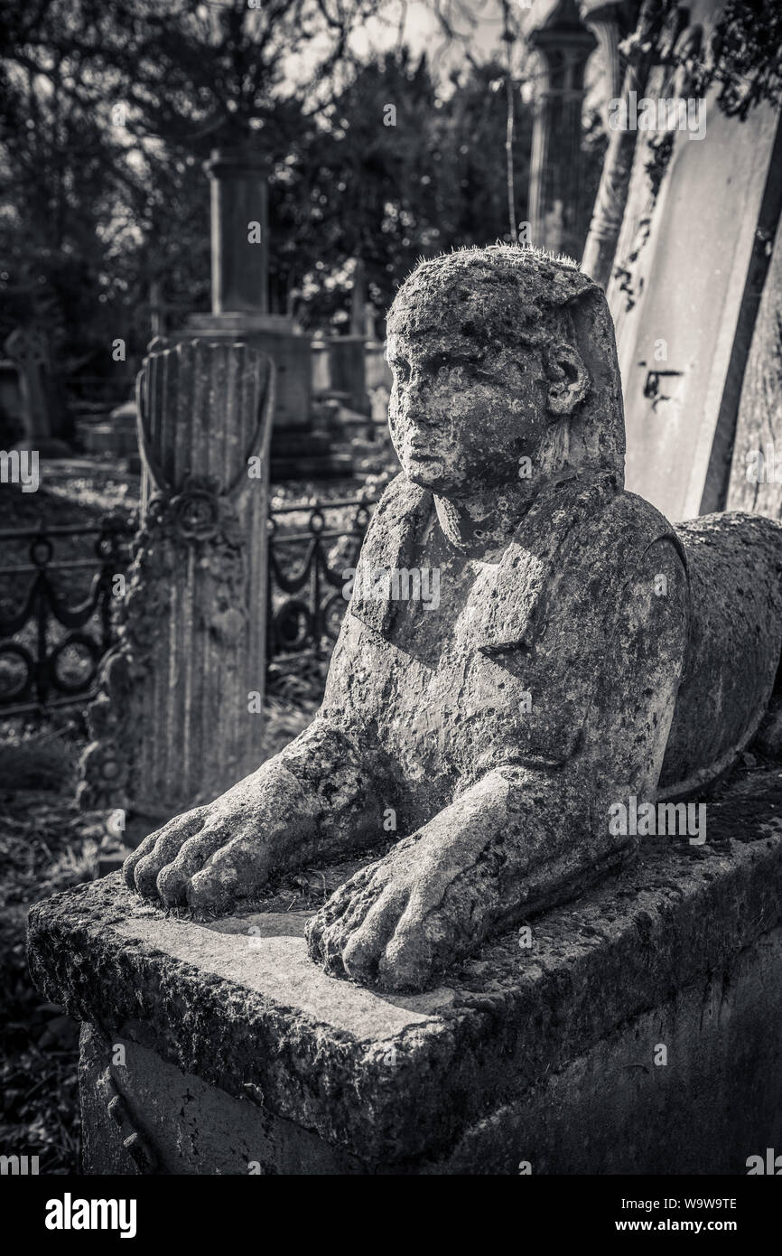 The tomb of circus proprietor, Andrew Ducrow (1793-1842), Kensal Green ...