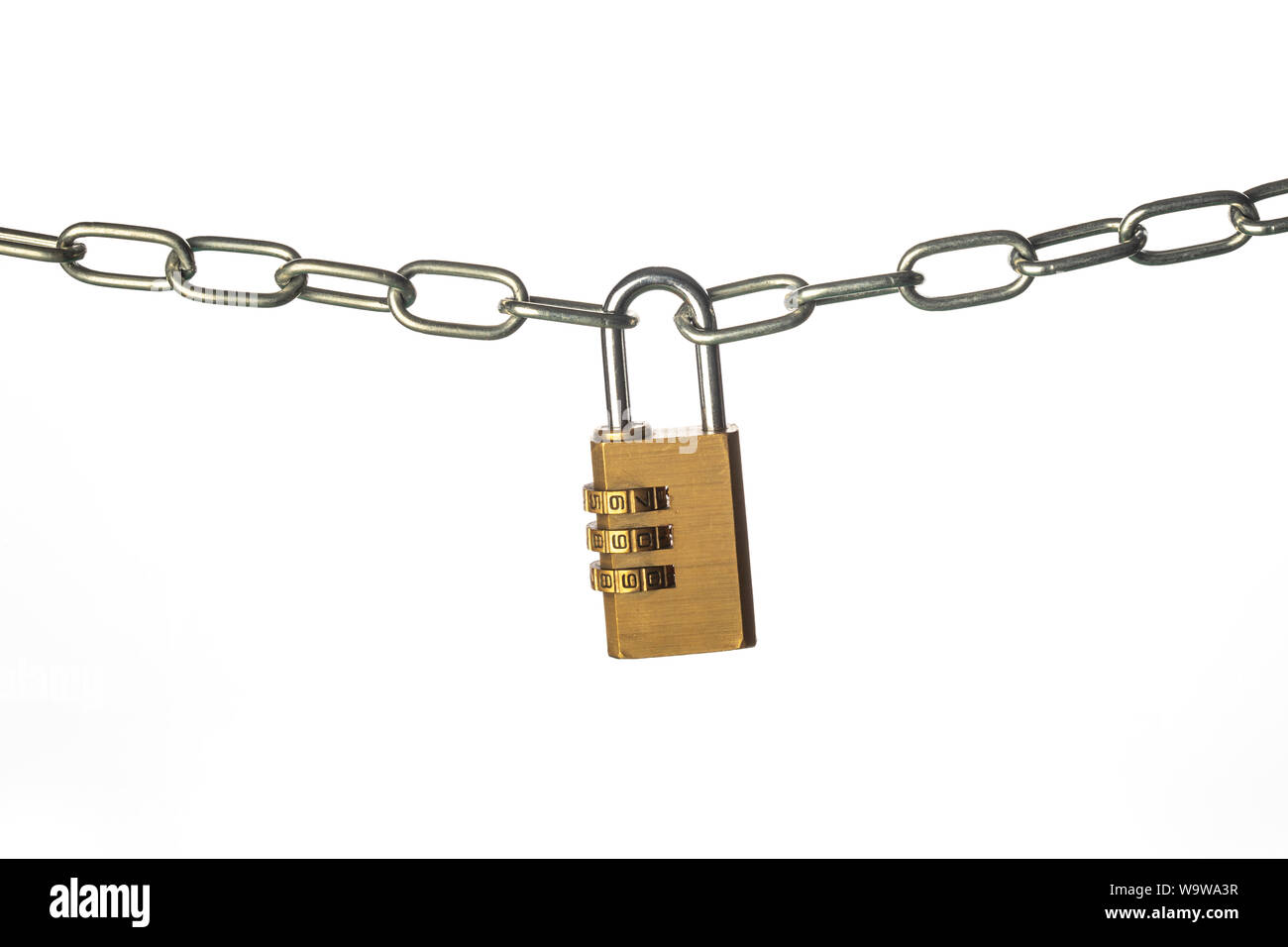 Combination lock chain hi-res stock photography and images - Alamy