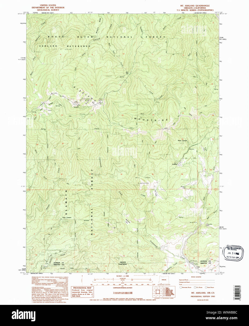 Map of ashland Cut Out Stock Images & Pictures - Alamy