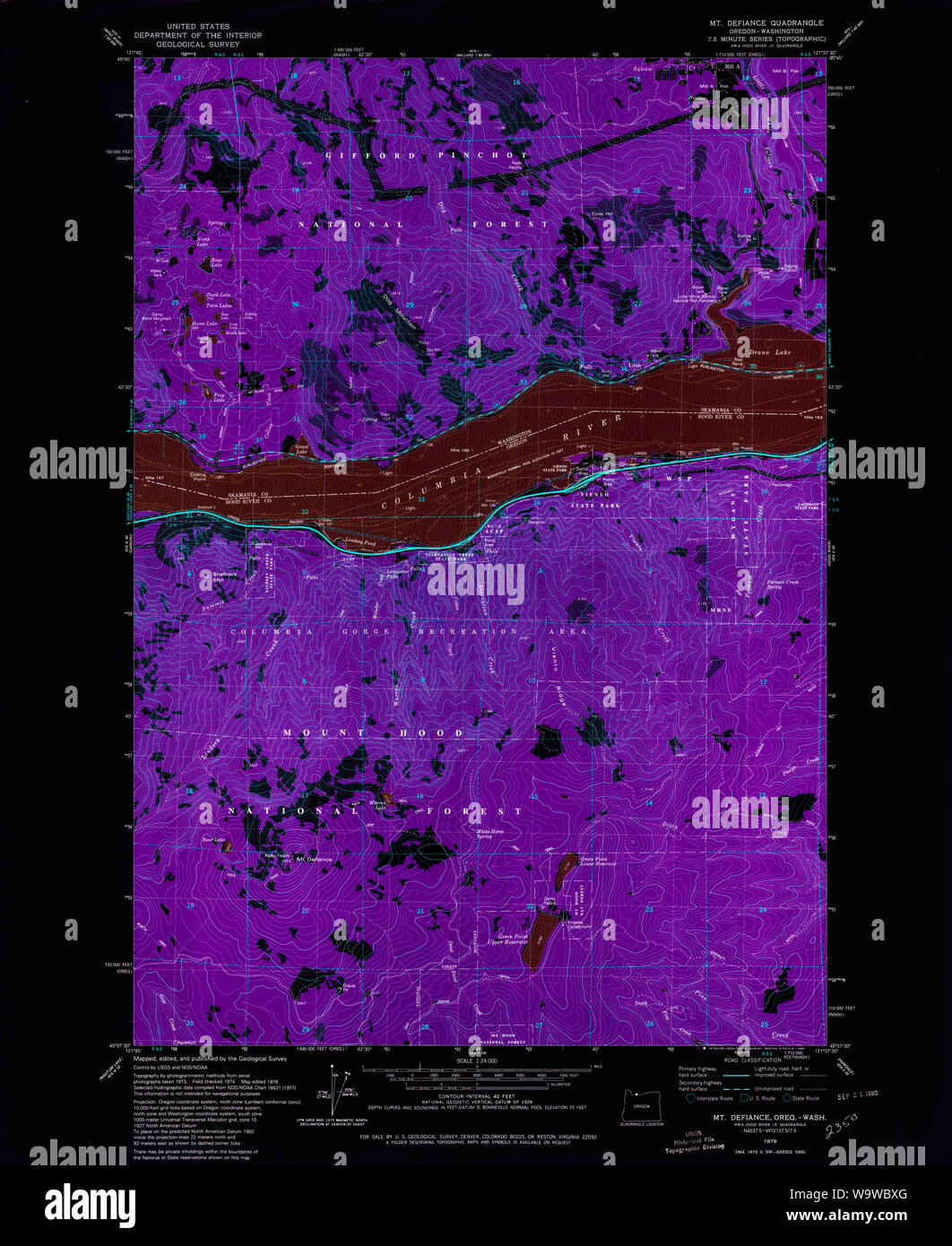 Map of defiance hi-res stock photography and images - Alamy