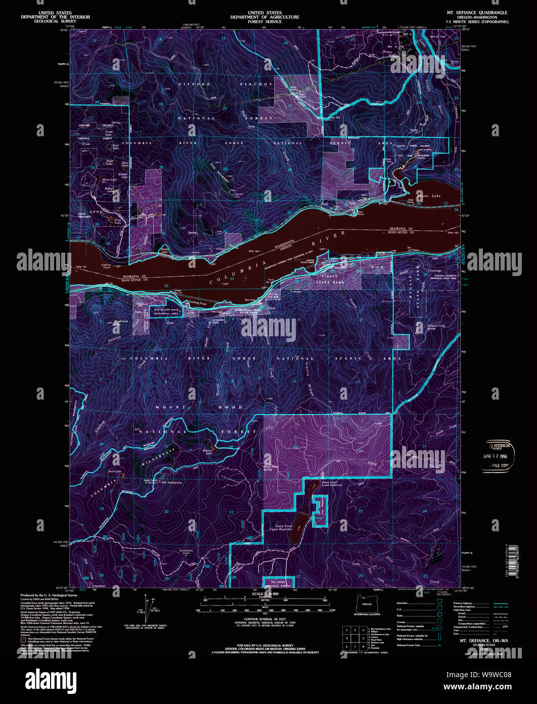 Map of defiance hi-res stock photography and images - Alamy