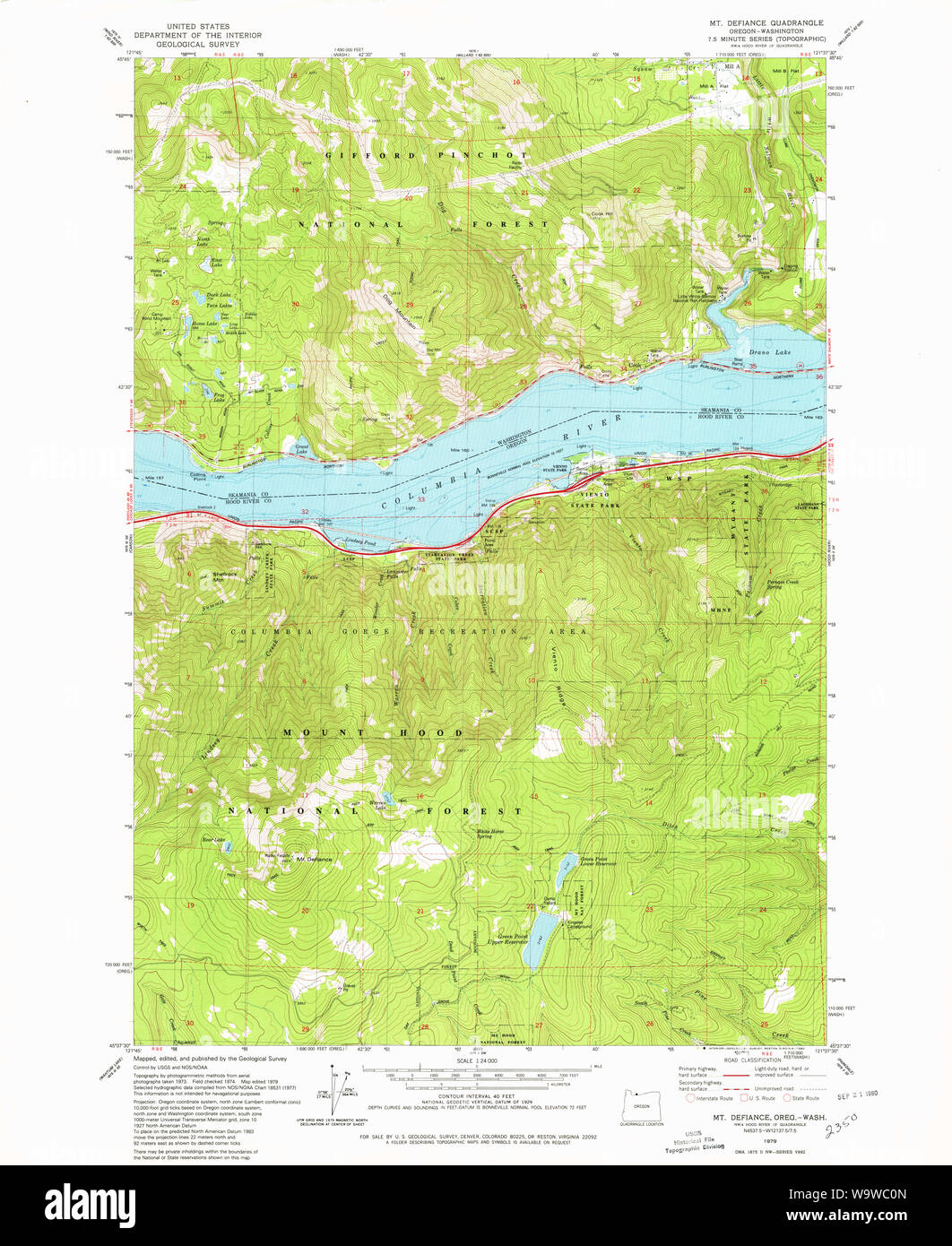 Map of defiance hi-res stock photography and images - Alamy