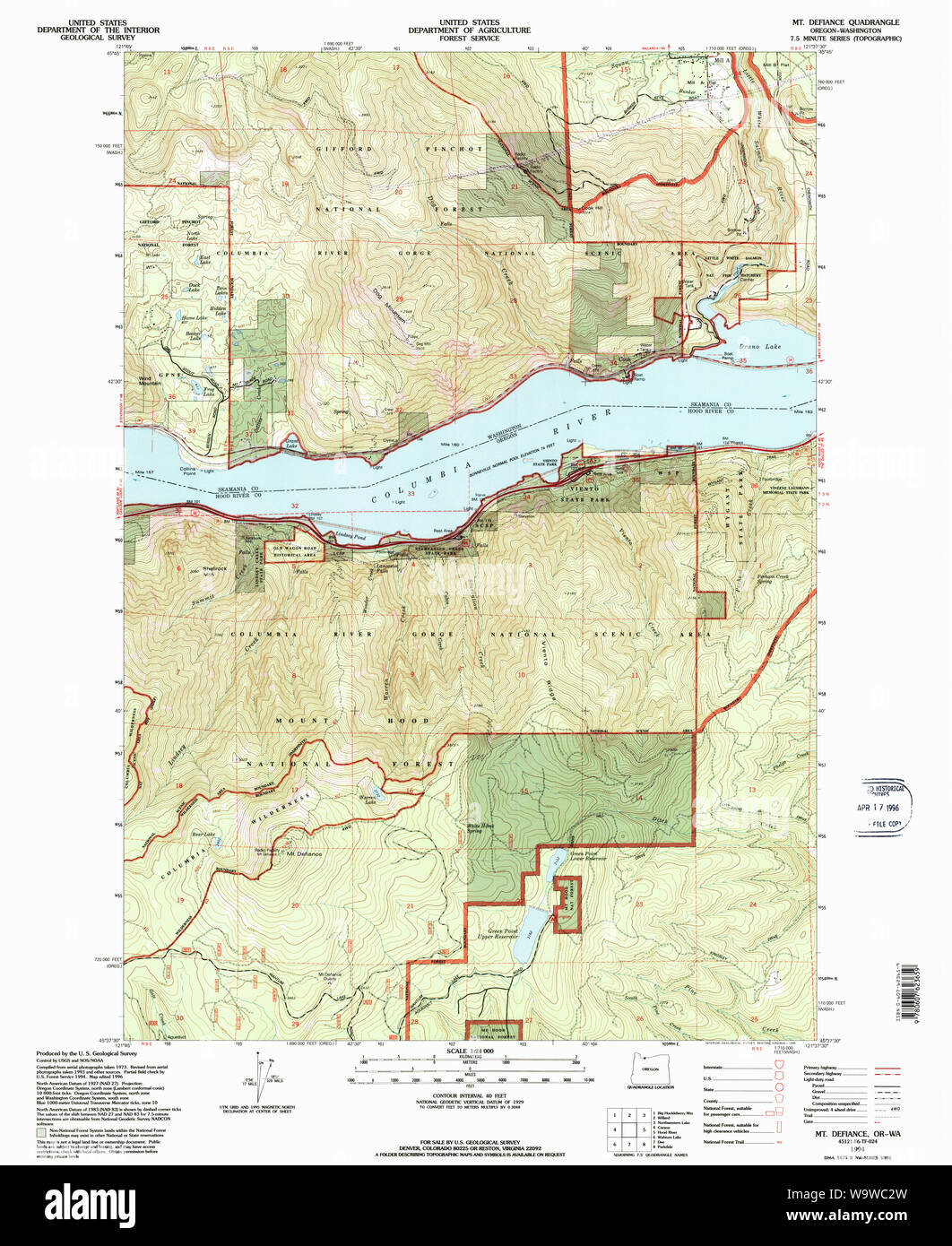 Map of defiance hi-res stock photography and images - Alamy