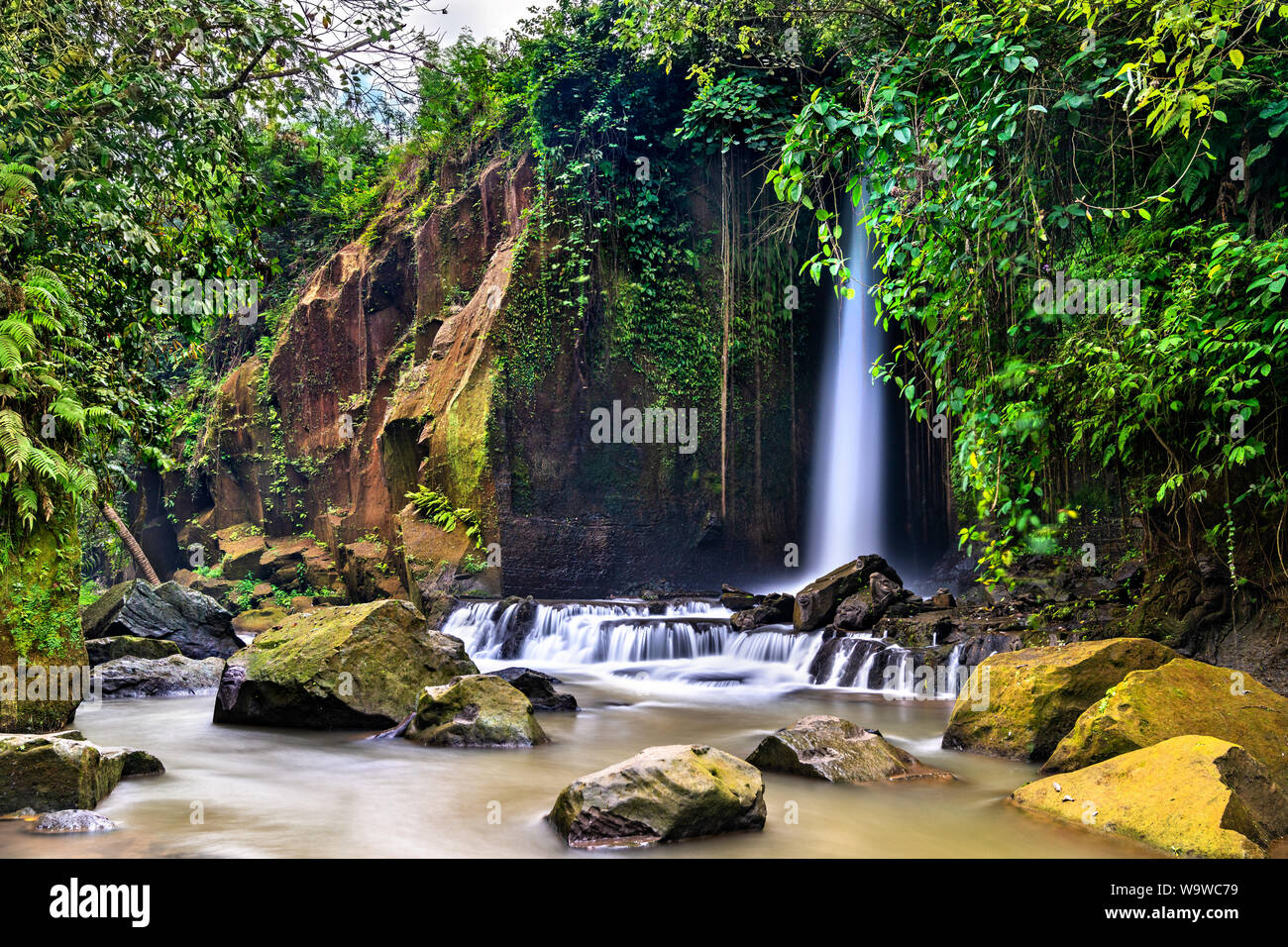 Balinese waterfall hi-res stock photography and images - Alamy
