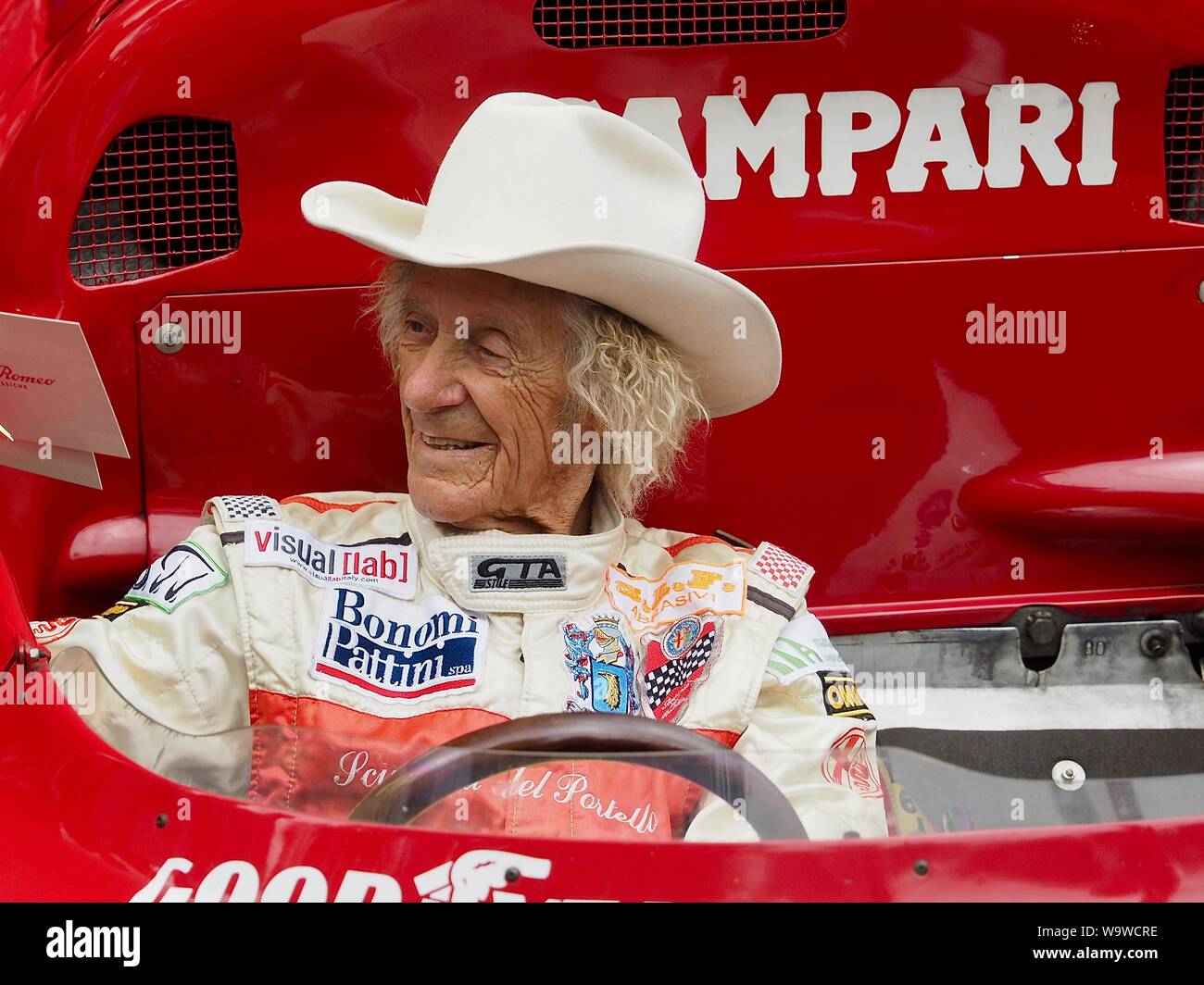 Niki Lauda Burning Car
