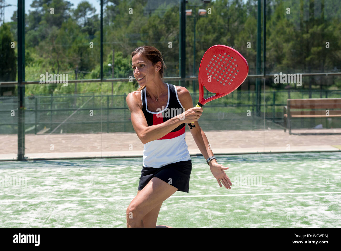 Padel player hi-res stock photography and images - Alamy