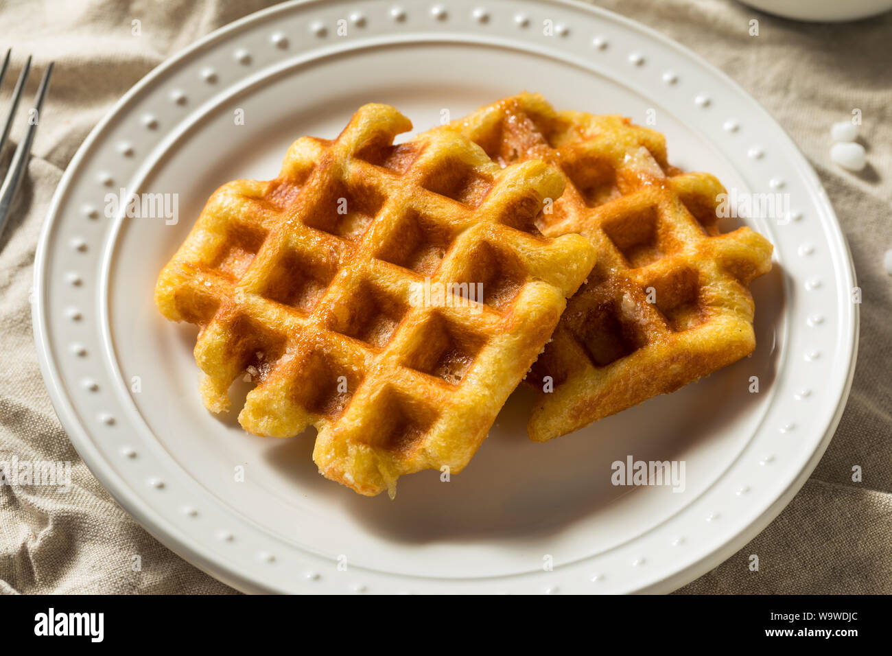 Eat waffles hi-res stock photography and images - Alamy