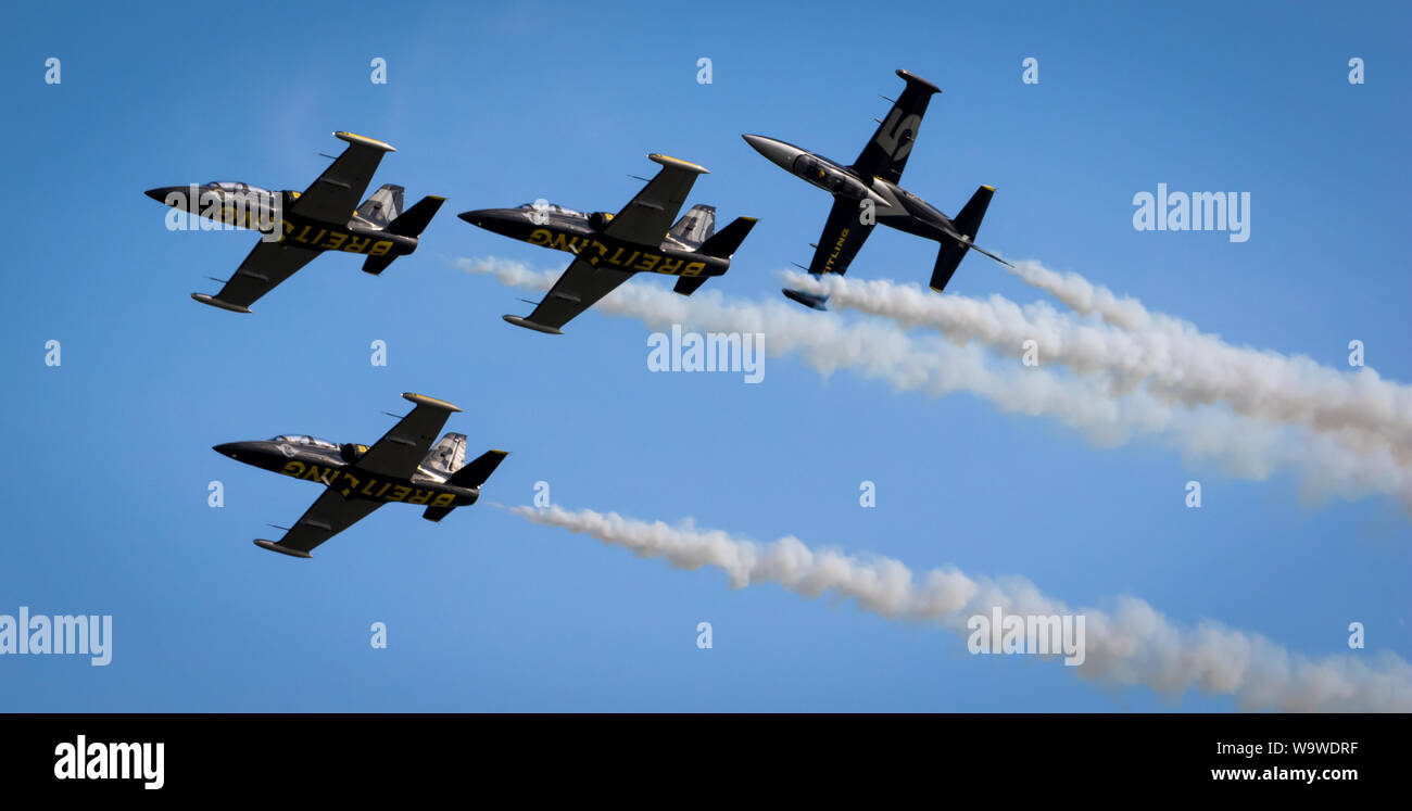 Eastbourne, UK. 15 Aug 2019. Thousands of visitors attend this popular ...