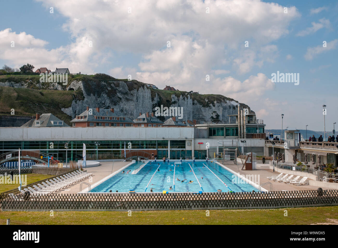 Outdoor swimming pool in public hi-res stock photography and images - Alamy
