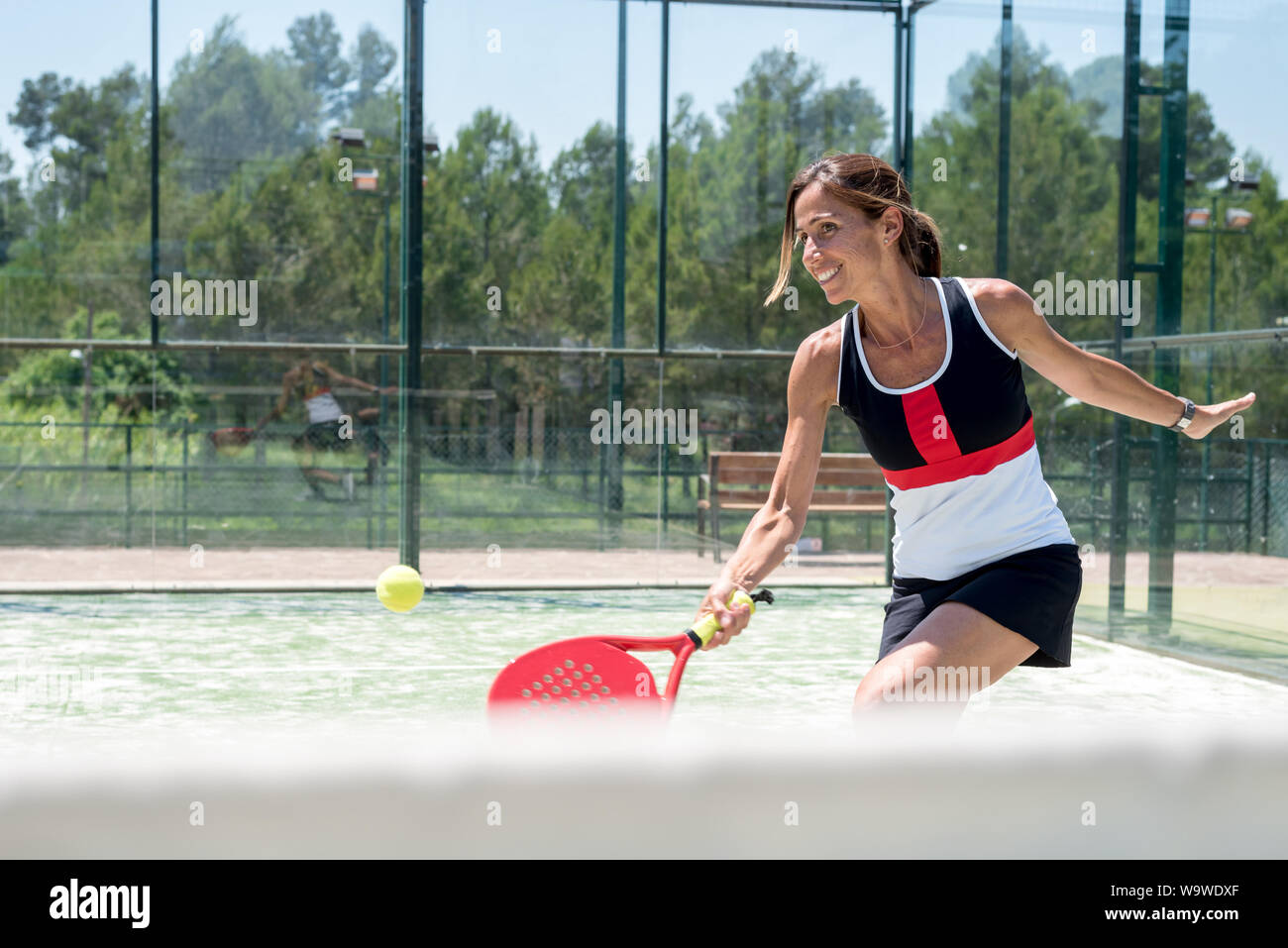 Padel player hi-res stock photography and images - Alamy
