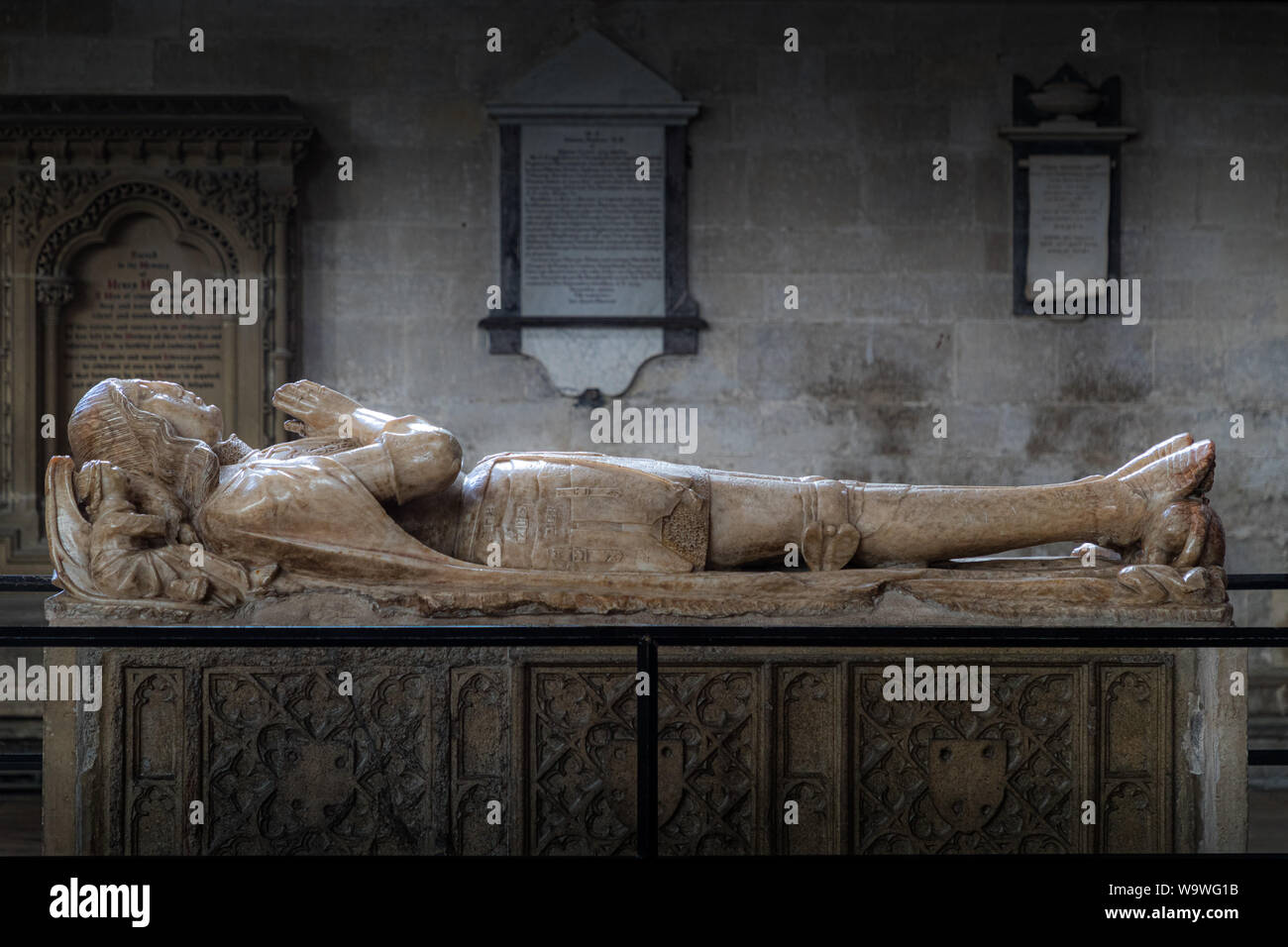 Tomb of John Lord Cheyne (c.1442-1499) in Salisbury Cathedral ...