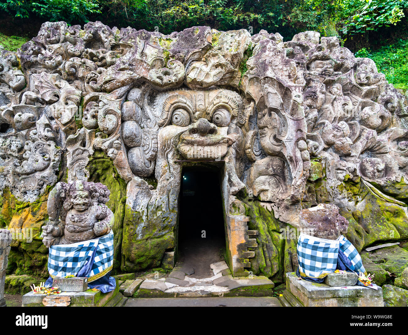 Goa Gajah or Elephant Cave in Bali, Indonesia Stock Photo - Alamy