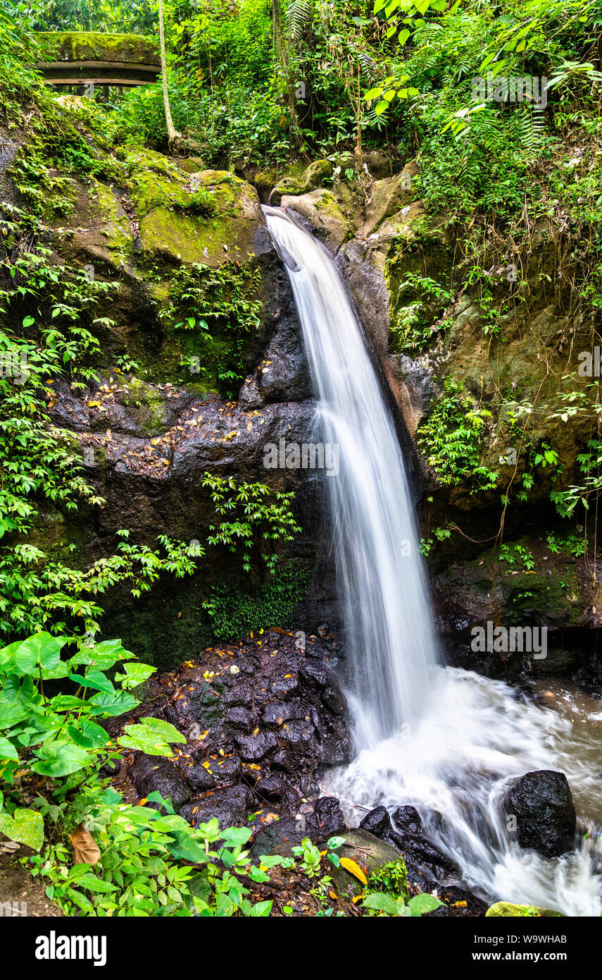 Waterfall at Goa Gajah temple in Bali, Indonesia Stock Photo - Alamy