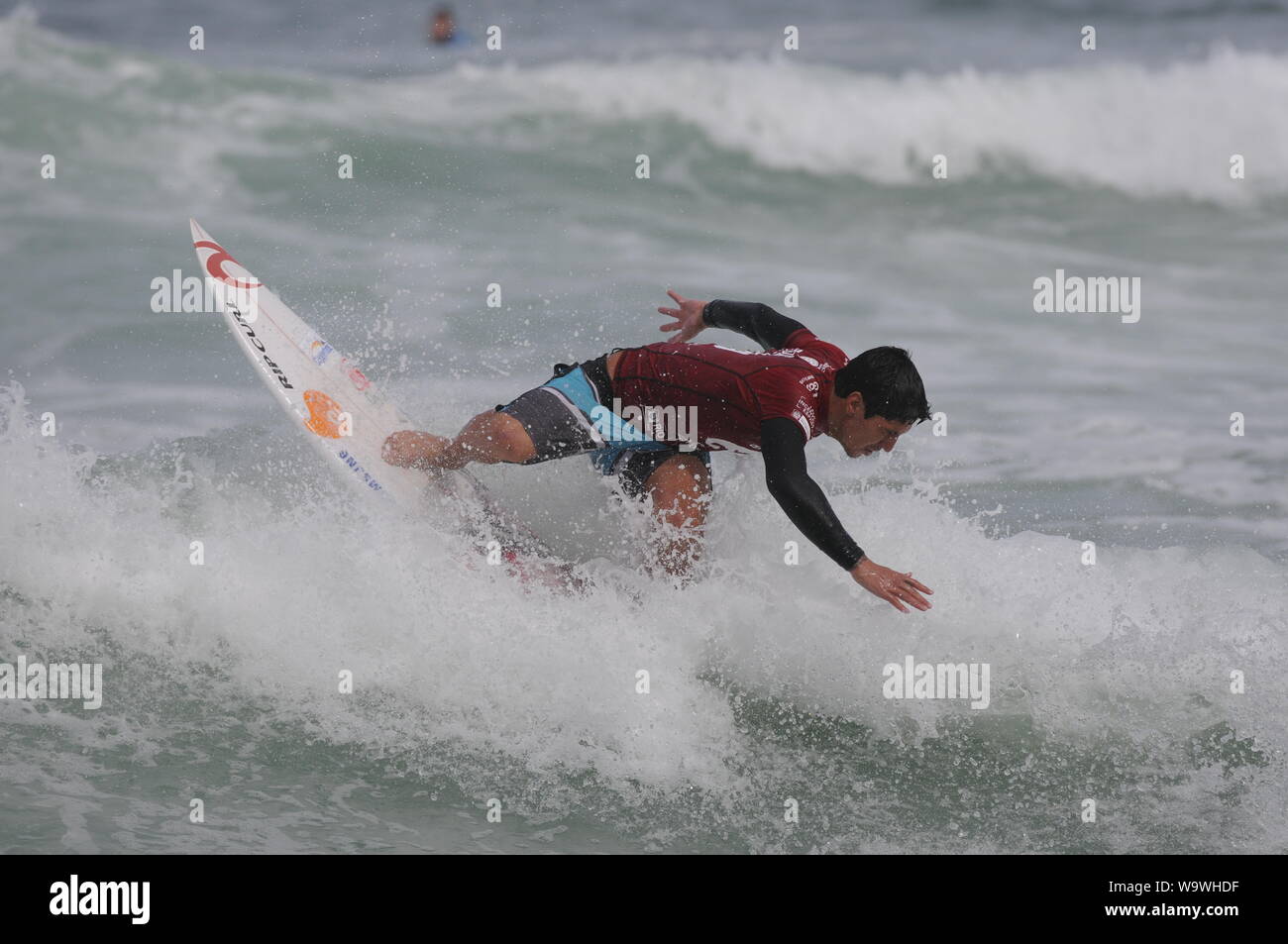 world surfing championship in Rio de Janeiro, the beach Brra da Tijuca ...