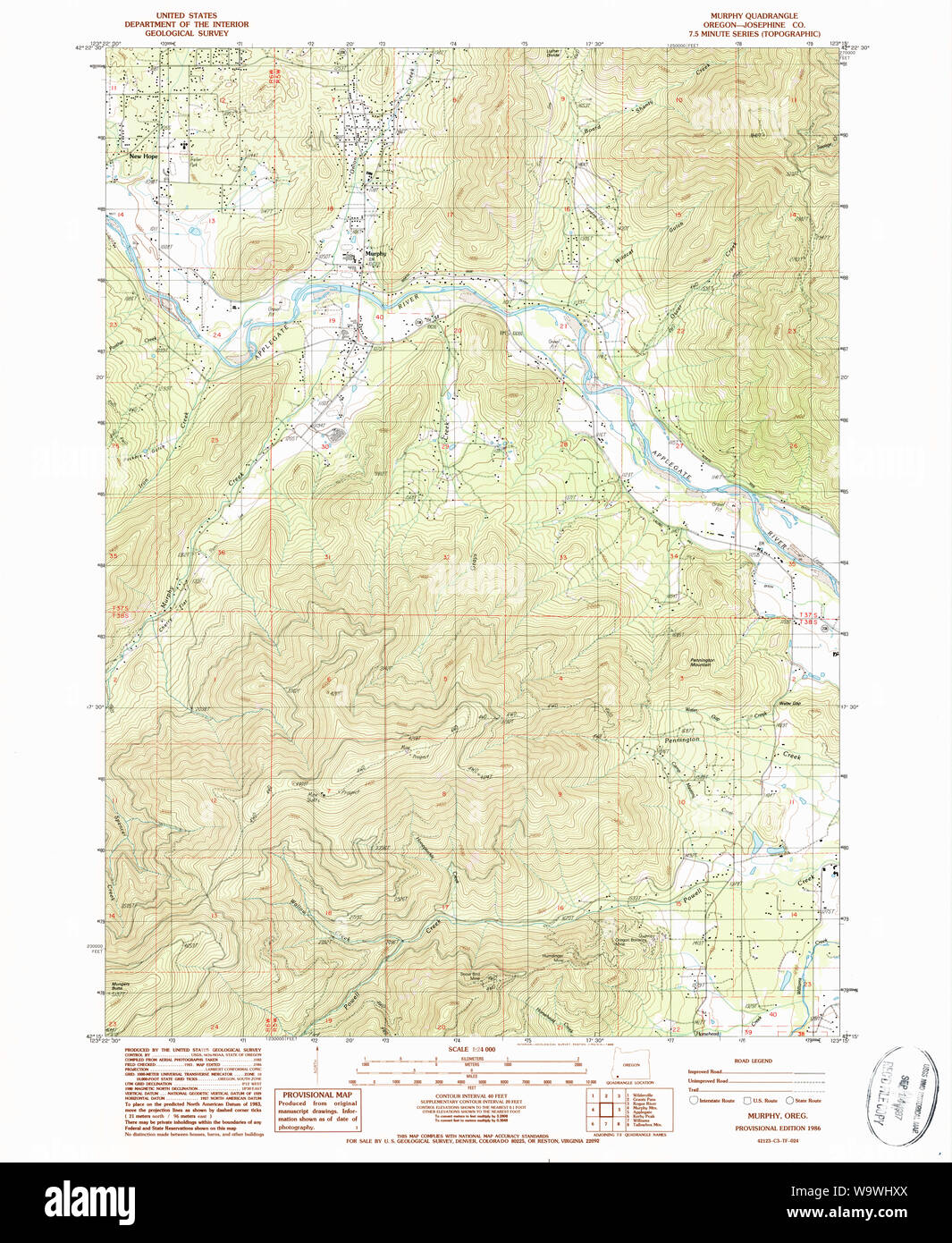 Murphy map hi-res stock photography and images - Alamy