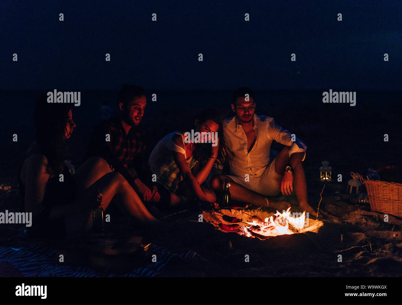 Small Bonfire Party