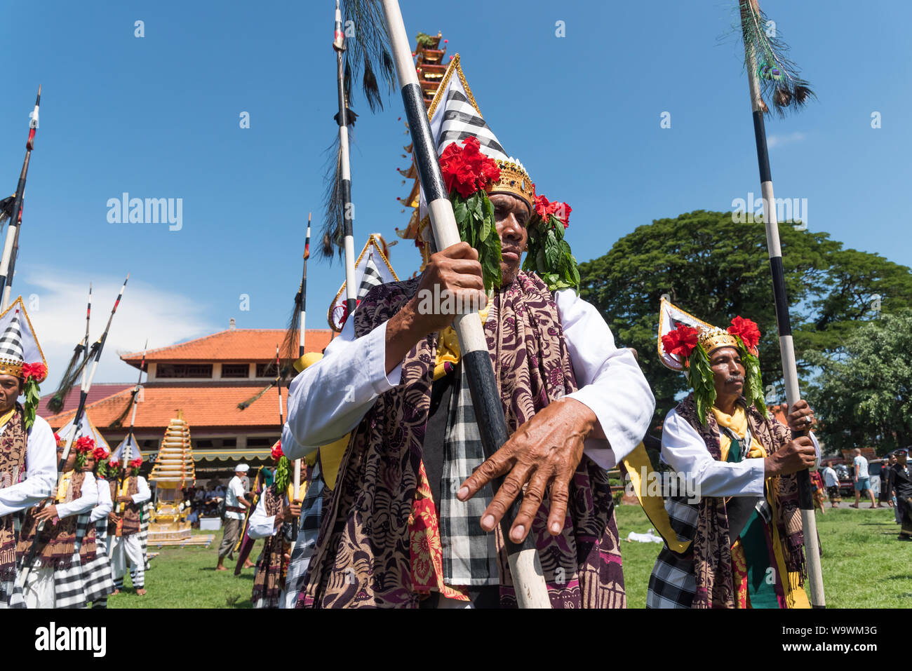 Denpasar Bali, Indonesia -November 14, 2018: Plebon ceremony (the royal ...