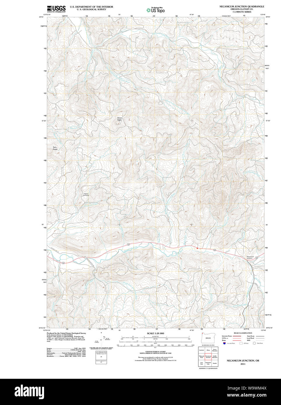 Necanicum junction hi-res stock photography and images - Alamy