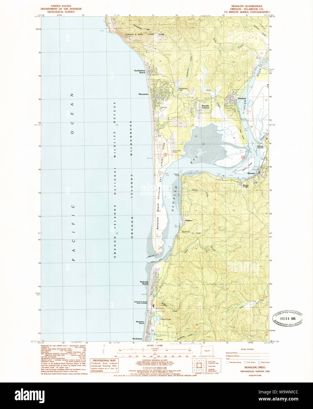 Map of nehalem hi-res stock photography and images - Alamy
