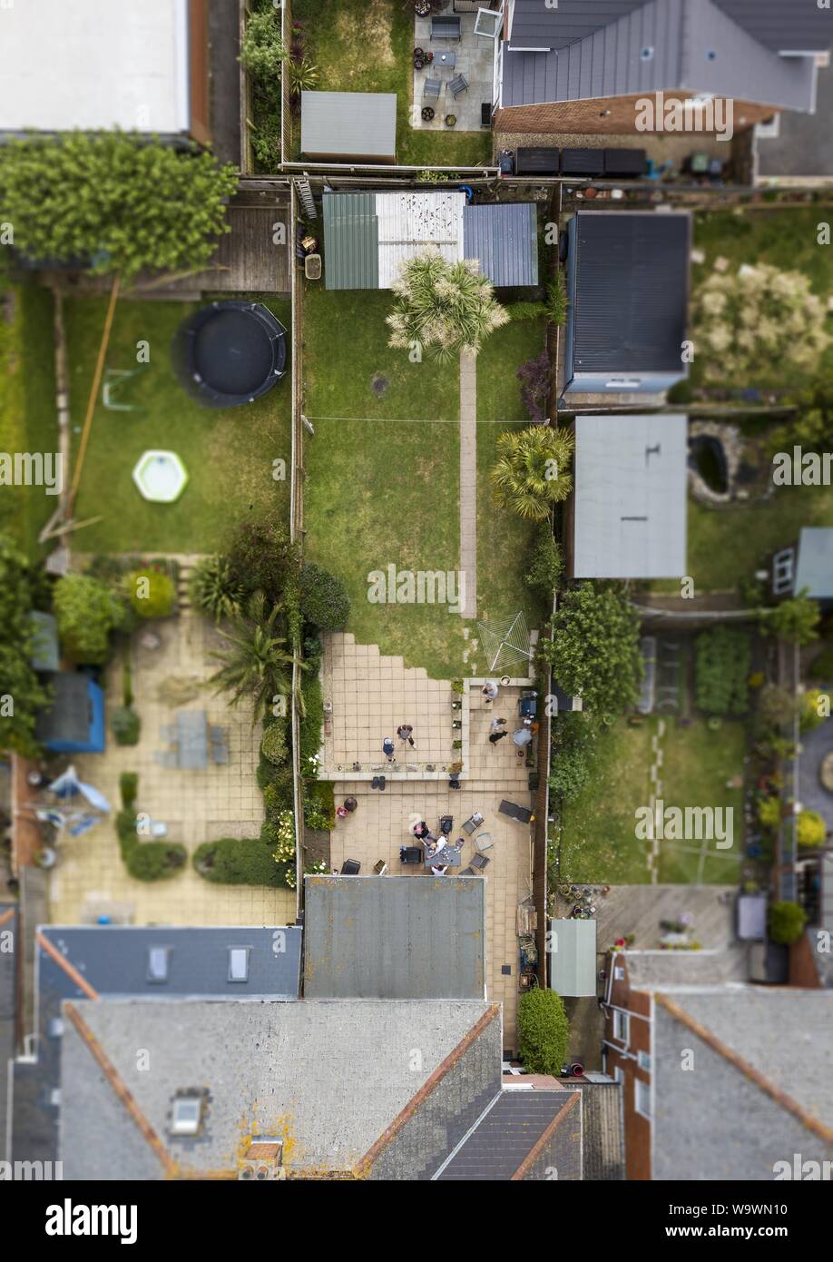 Garden design aerial view hi-res stock photography and images - Alamy