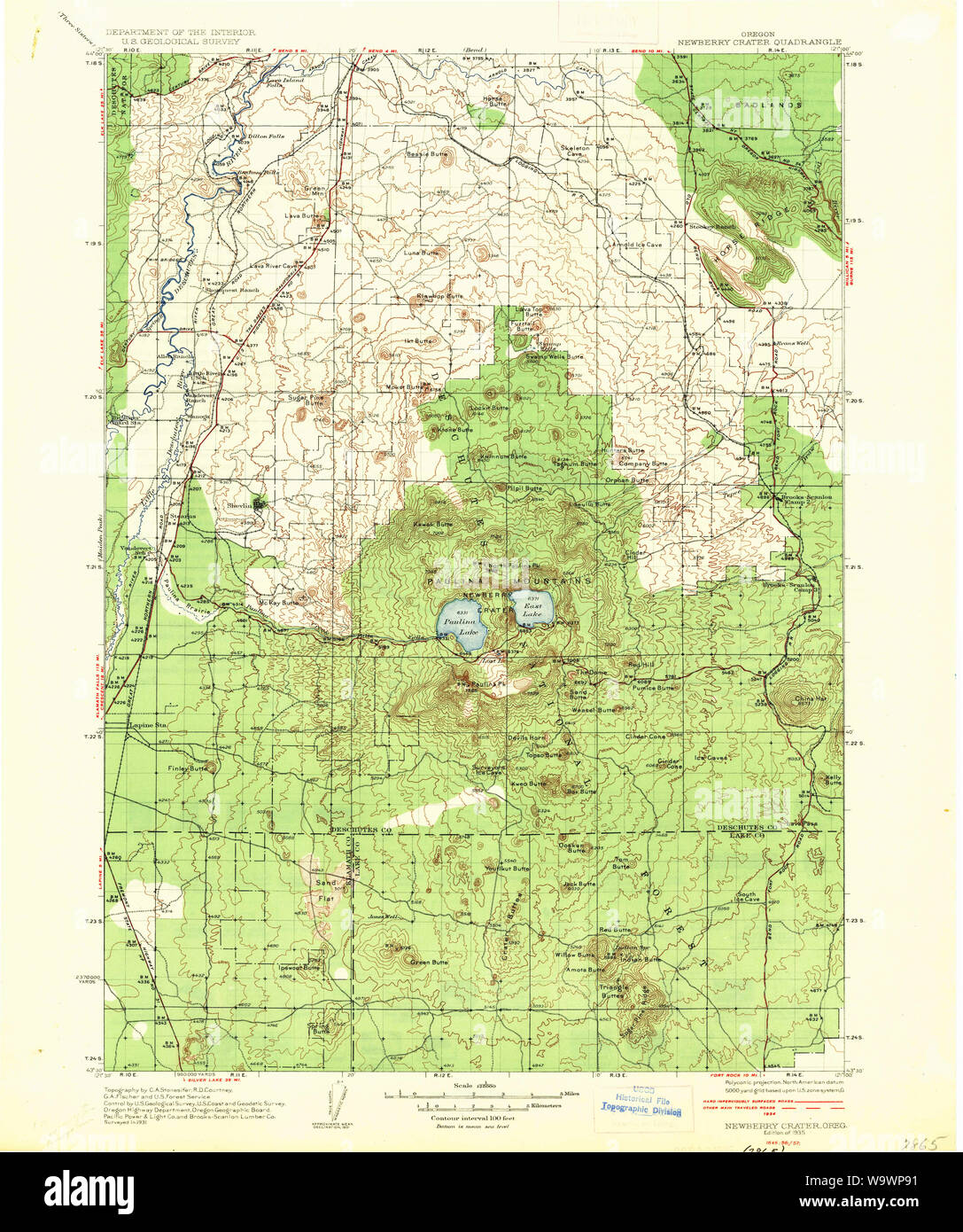 Newberry map hi-res stock photography and images - Alamy