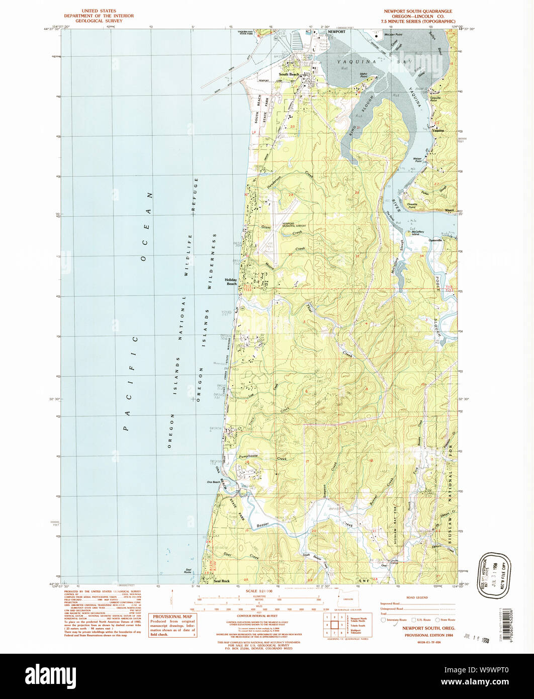 Newport Oregon Map Oregon Coast Aquarium Map And Pictures