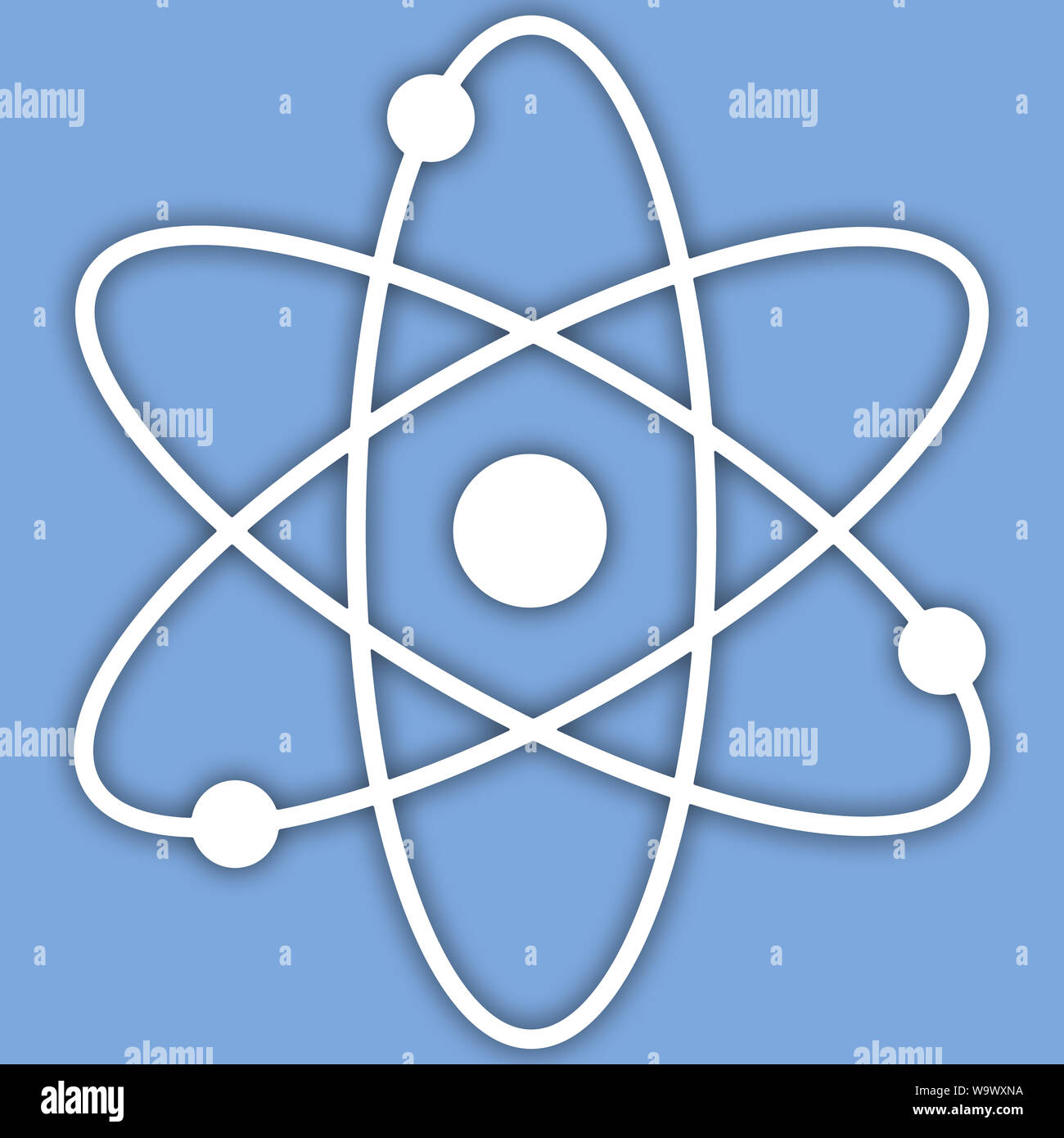 Atom icon hi-res stock photography and images - Alamy