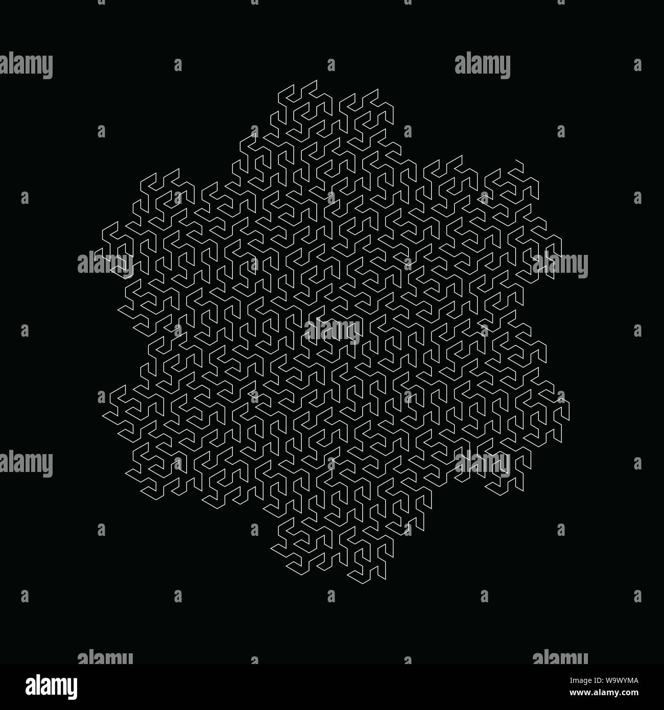 Peano curve hi-res stock photography and images - Alamy