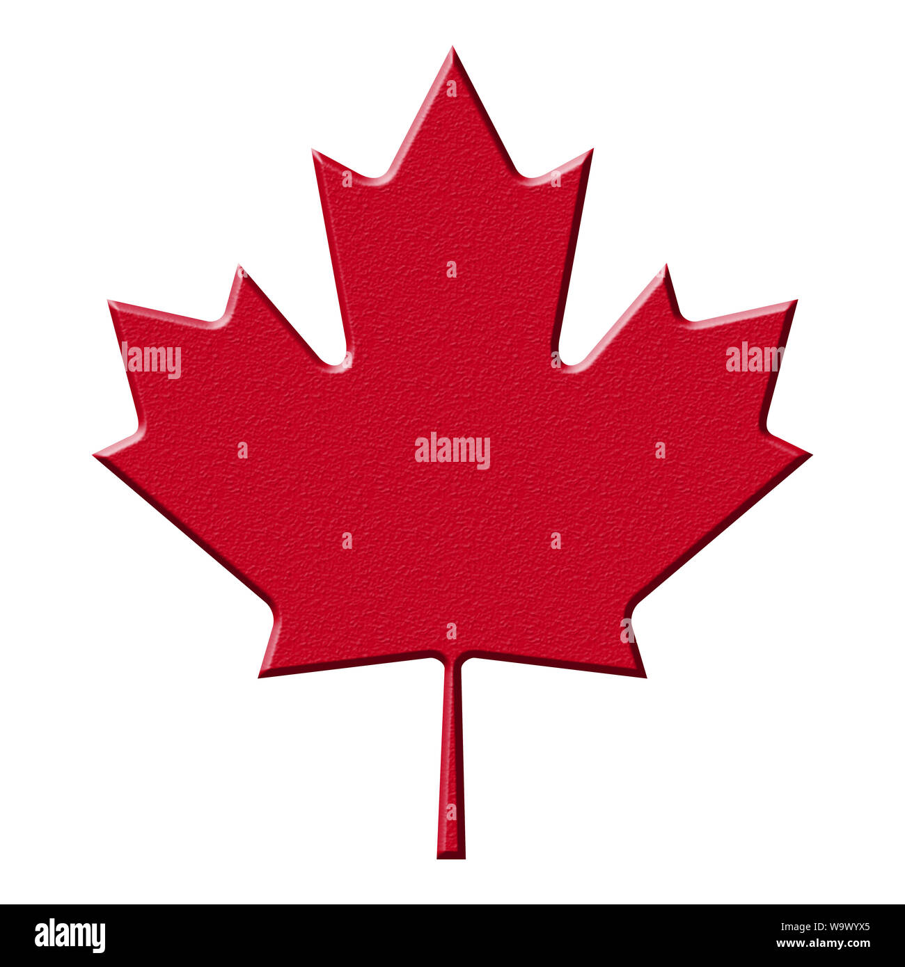 Maple Leaf 3D Stock Photo - Alamy