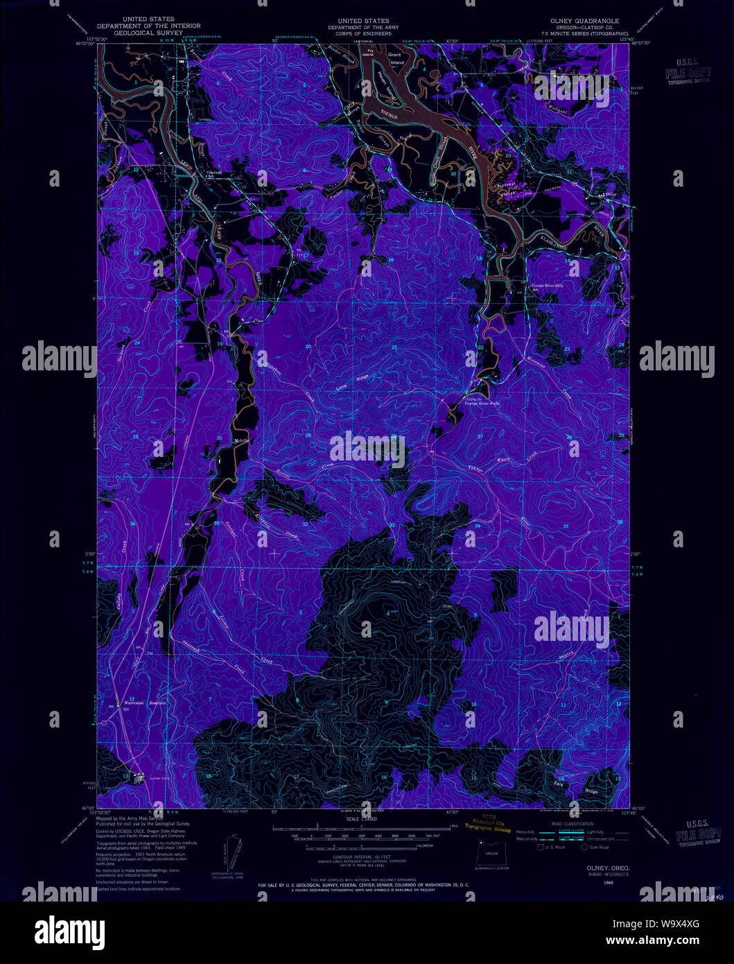 Map of olney hi-res stock photography and images - Alamy