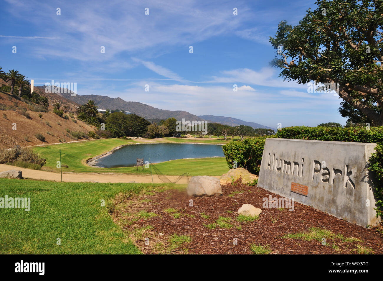 Alumni Park, on the Campus of Pepperdine University, Malibu California ...